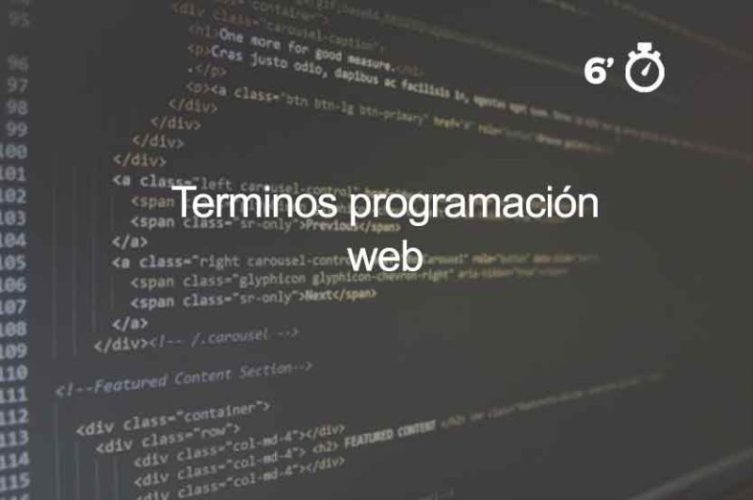 Conoce que términos usan ahora en la programación web
